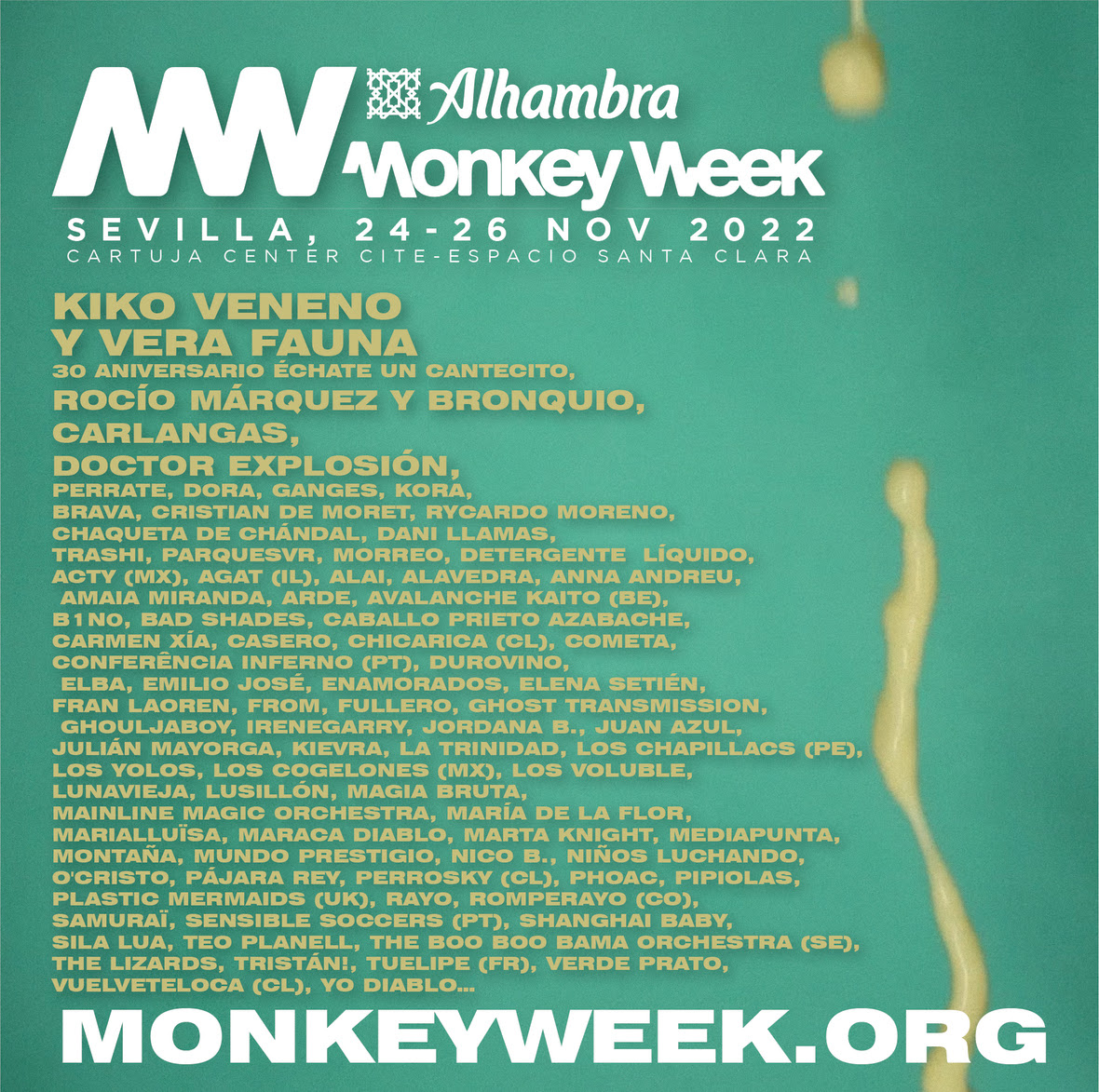 Monkey Week 2022 - Cartel por días y horarios » noticias » SEVILLA INDIE